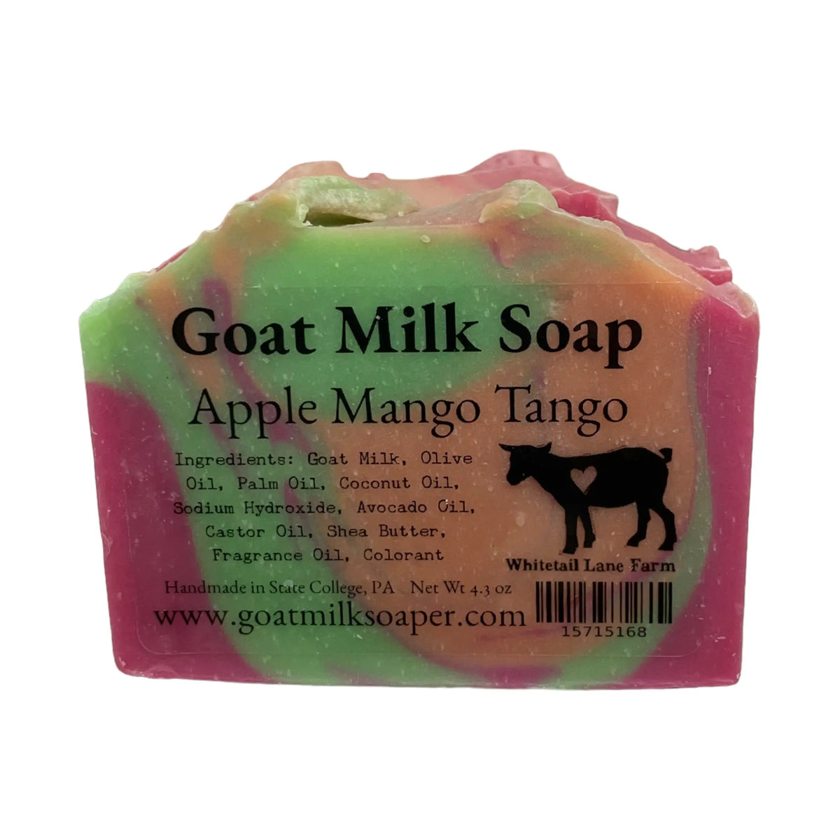 Apple Mango Tango Soap: Nourishing Goat's Milk Formula