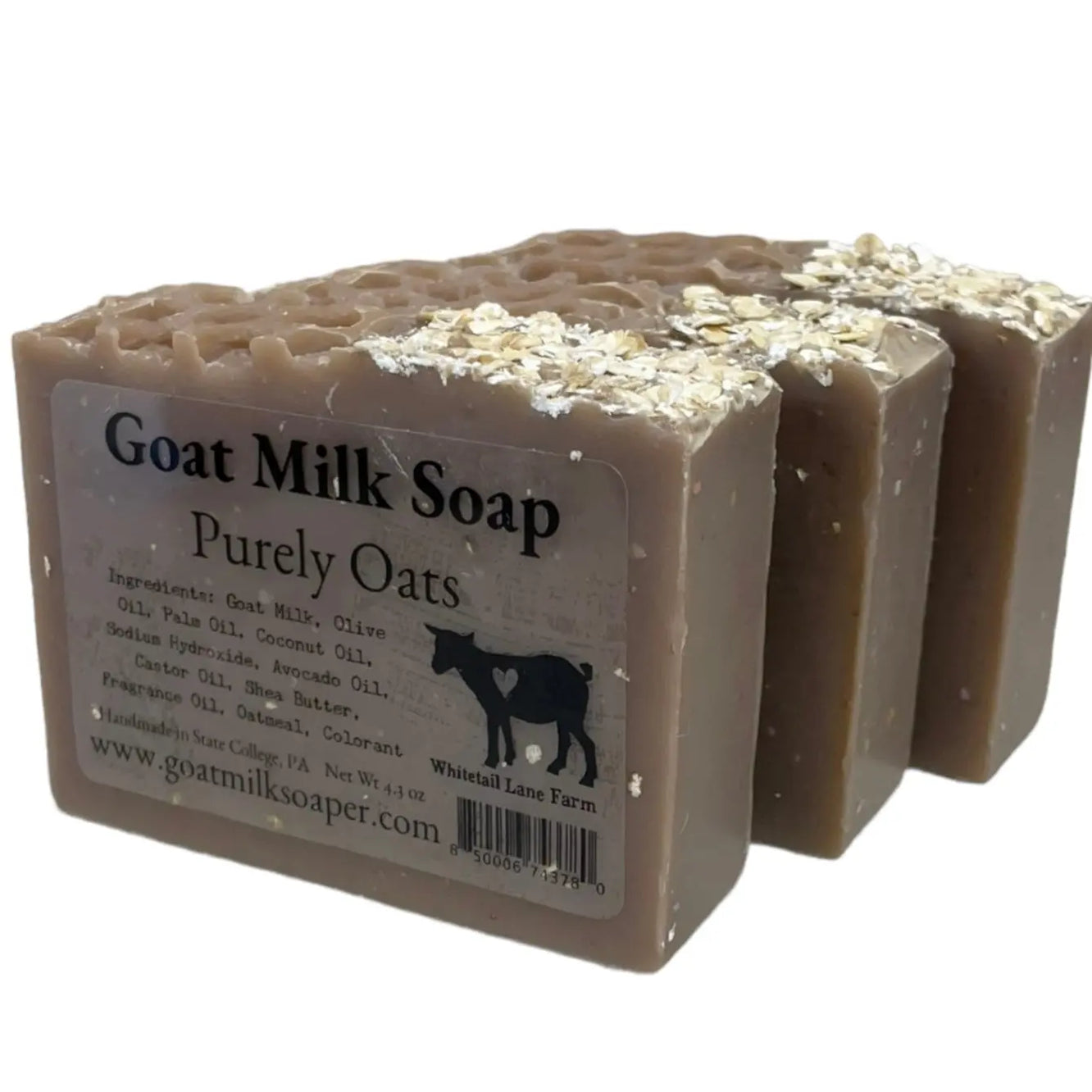 Goat Milk Soap Bars Handcrafted & All Natural – Whitetail Lane Farm ...